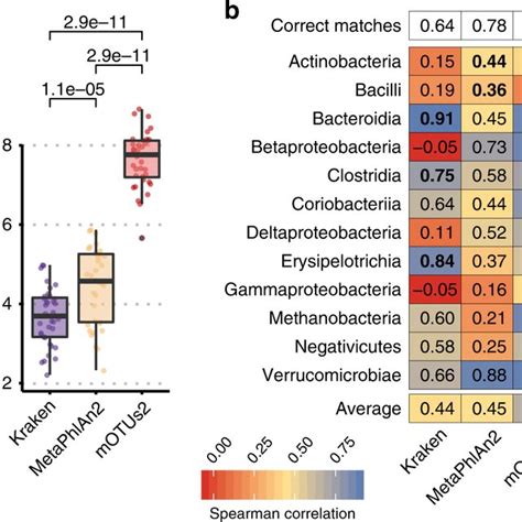 Metatranscriptomic Abundance Profiling With Motus2 A Spearman Download Scientific Diagram