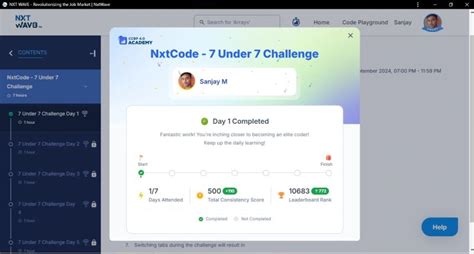 M Sanjay On Linkedin Nxtwave Learning Codeeveryday