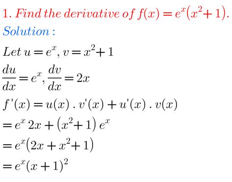 Differentiation Solutions Inter Maths 1b Exercise 9 A Maths Glow