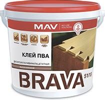 Клей ПВА BRAVA (дисперсия ПВА ДФ 51/15В) от компании Белхимтрейд на b2b ...