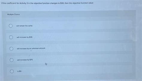 Solved Variable Cells Constraints If The Coefficient For