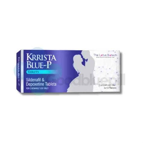 Buy Dapoxetine Sildenafil Tablet Online Krrista Blue P Goodbluepill
