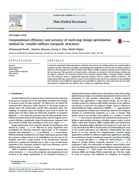 pdf computational efficiency and accuracy of multi step design