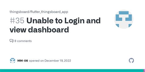 Unable To Login And View Dashboard · Issue 35 · Thingsboardflutter