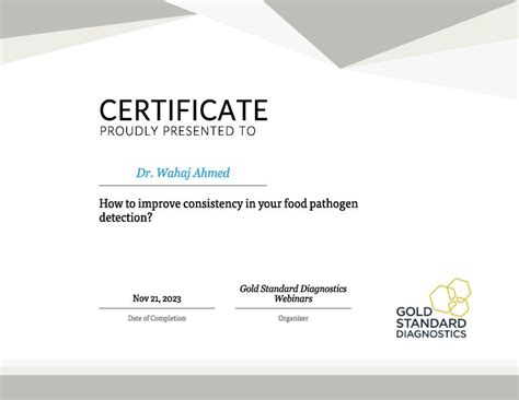 Learn Food Pathogen Detection With Gold Standard Diagnostics Dr Wahaj Ahmed Posted On The