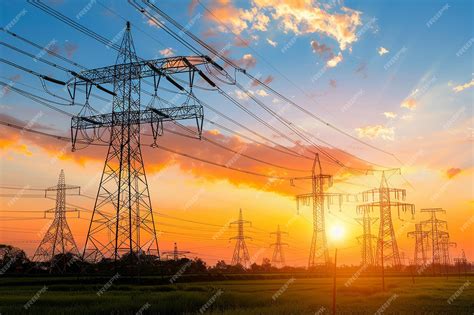 Premium Photo Electrical Grid Infrastructure