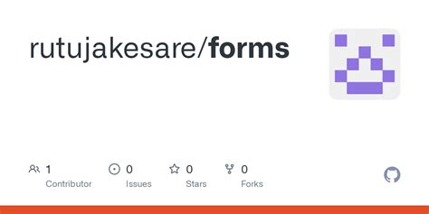 GitHub Rutujakesare Forms