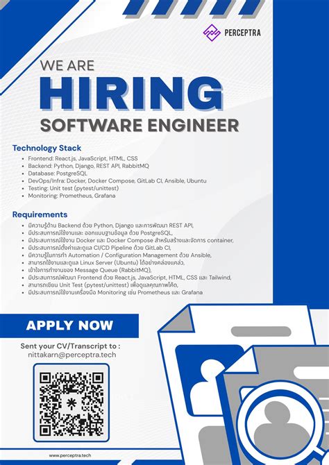 Perceptra Were Hiring มาร่วมเป็นส่วนหนึ่งกับทีม Facebook