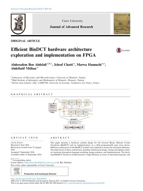 Pdf Efficient Bindct Hardware Architecture Exploration And