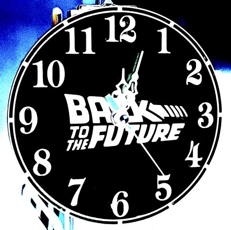 Back To The Future Clock Face By Muddymaker Download Free Stl Model