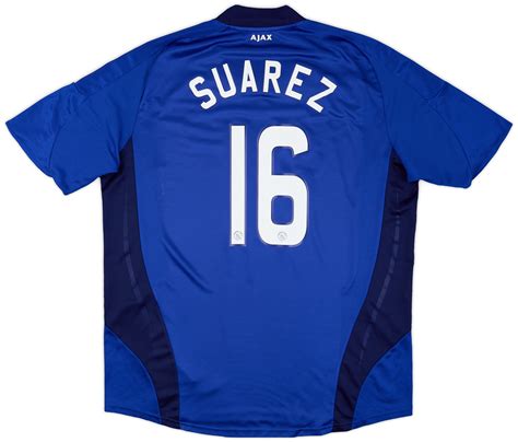 2008 09 Ajax Away Shirt Suarez 16 6 10 Xxl