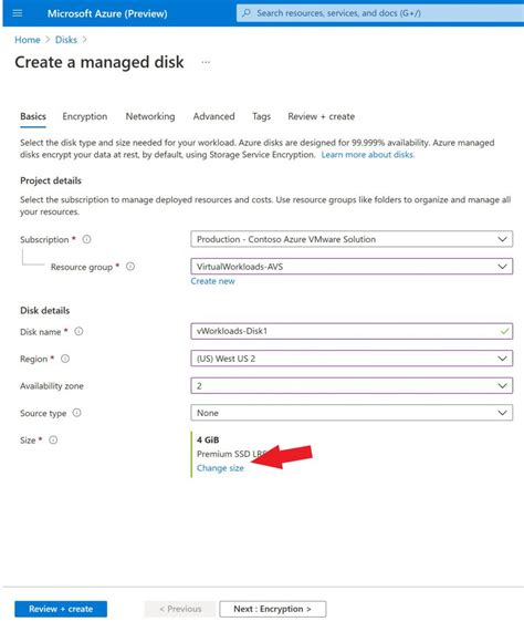 deploy and attach azure disk pool to azure vmware solution private