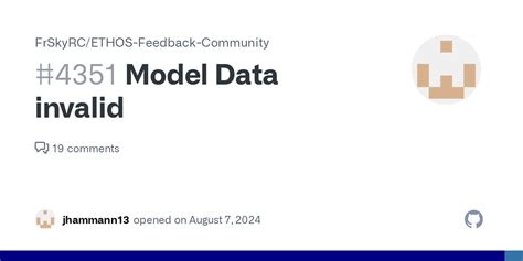 Model Data Invalid · Issue 4351 · Frskyrcethos Feedback Community · Github