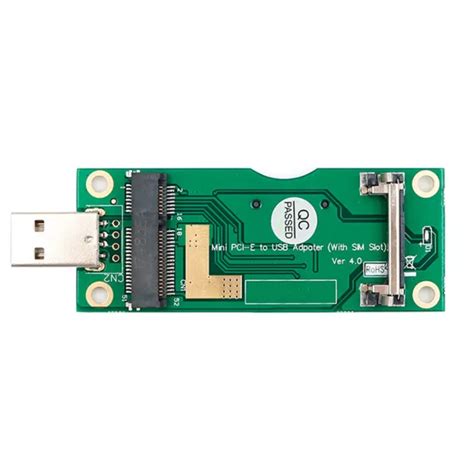 Mini Pci E To Usb Adapter With Sim 8pin Card Slot For Wwan Lte Module 15 39 Picclick Au