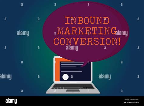 Handwriting Text Inbound Marketing Conversion Concept Meaning Process