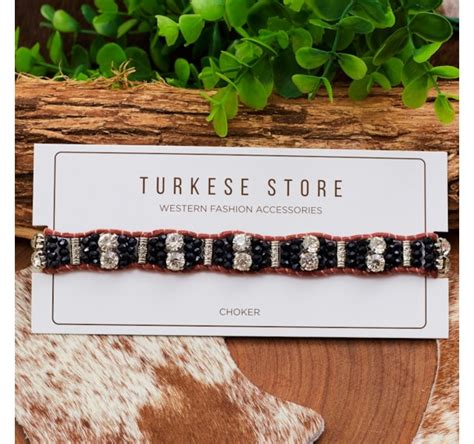 Choker Turkese Store Western Hand Shine Ch308 Crisecia