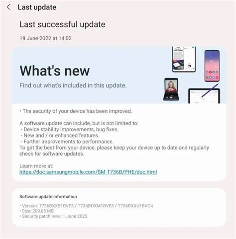 Galaxy Tab S7 FE Getting June 2022 Security Patch Update