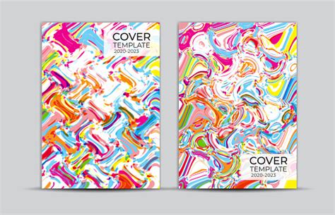 파스텔 페인팅 배경 표지 디자인 카드 웹 배너 포스터 템플릿 트렌디 한 질감 종이 아트 추상 벡터 일러스트 레이션 가리기에 대한 스톡 벡터 아트 및 기타 이미지 Istock