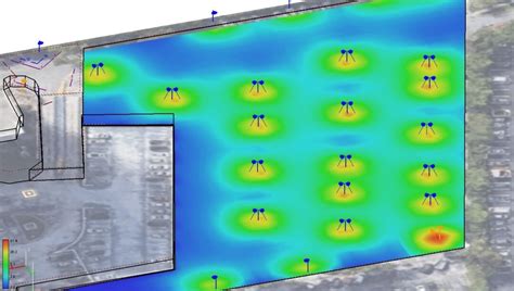 Photometric Site Plan Example