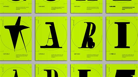 Variable Experimental Variable Font On Behance