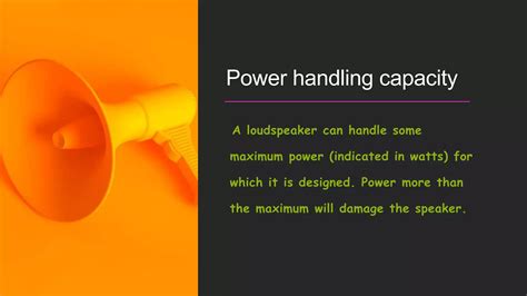 Loudspeaker 1pptx Digital Audio Computer Software And Applications