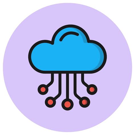 Premium Vector Cloud Hosting Vector Icon Design Illustration