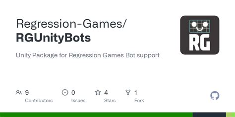 GitHub Regression Games RGUnityBots Unity Package For Regression Games Bot Support
