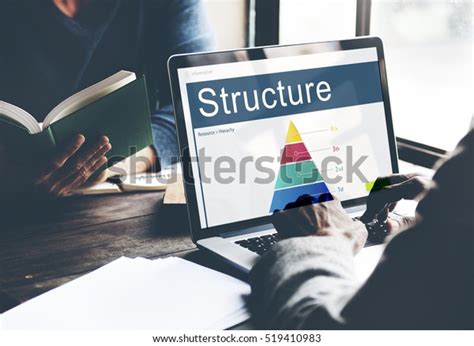 Hierarchy Organization Structure Position Chart Concept Foto Stok 519410983 Shutterstock