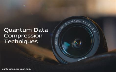 Quantum Data Compression Techniques