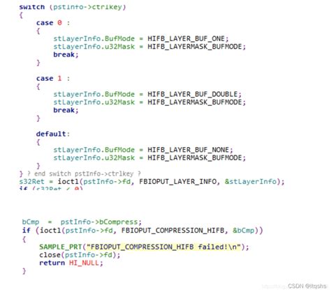 海思3519 Hifb Sample例程讲解 Csdn博客