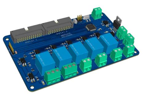 Rectangular Multi Layer Pcb Pass Box Controller Card For