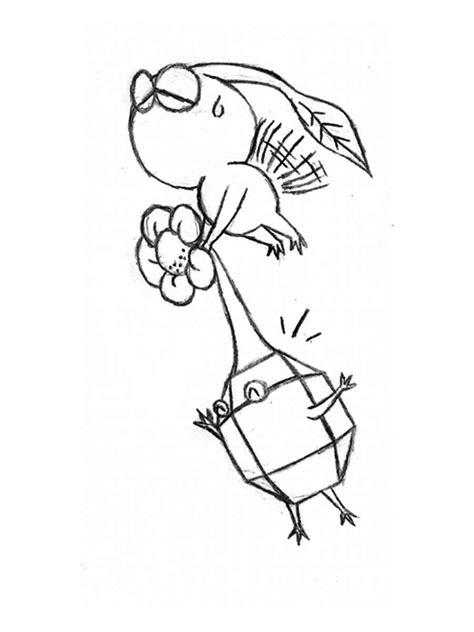 pikmin 3 deluxe coloring pages