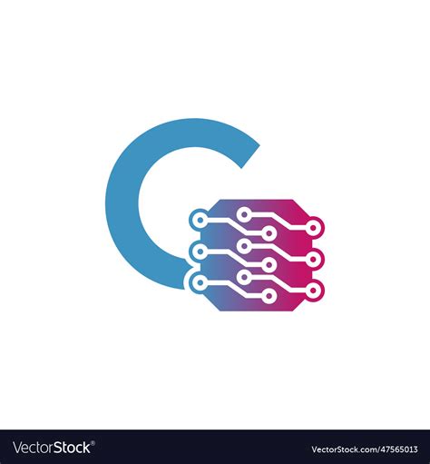 Programming Code And Technology Logo Template Vector Image
