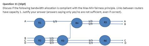 Solved Question 11 10pt Discuss If The Following Bandwidth Chegg Com