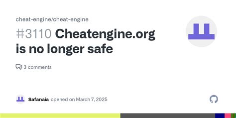 Cheatengine Org Is No Longer Safe Issue Cheat Engine Cheat Engine GitHub