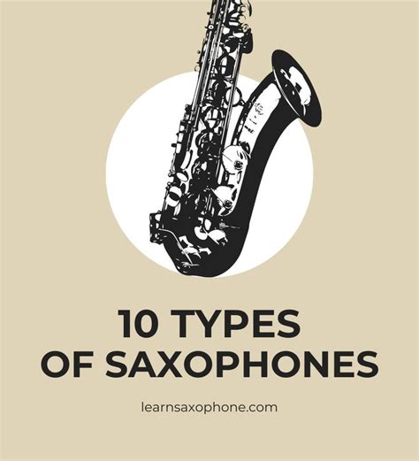 10 Types Of Saxophones Guide 2024
