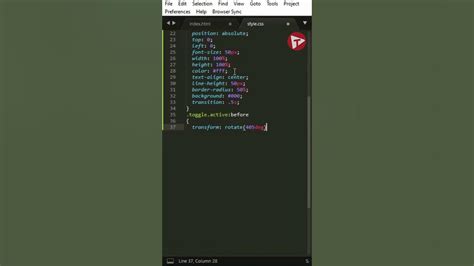 Create Toggle Button Expanding Navigation Menu Html And Css
