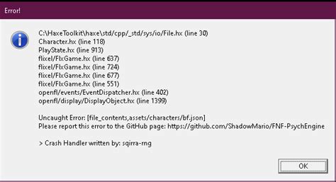 Frequent Crash Because Of Missing Bf When He Is Here · Issue 10032