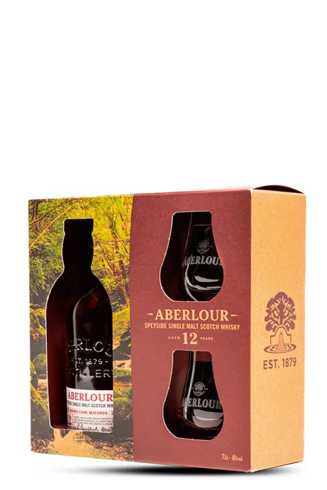 Aberlour 12 YO whisky + 2 glasses - 7261