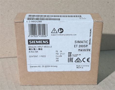Siemens 6es7134 6ff00 0aa1 Analog Input Module 1 Pcs Ad1612 Ebay