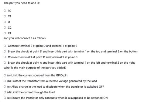 Solved You Are Using A Transistor Driver Circuit To Control Chegg