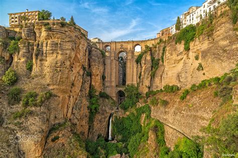 View Of The Tajo De Ronda By Fralosal 500px Ronda Tourist Spots