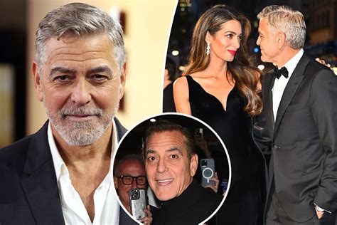 George Clooney Shows Off His New Hair Color On Broadway After Admitting