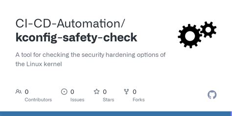 Github Ci Cd Automationkconfig Safety Check A Tool For Checking The