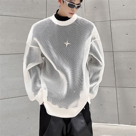 Чоловічий світшот у сітку Op Shop замовити в Києві Україна