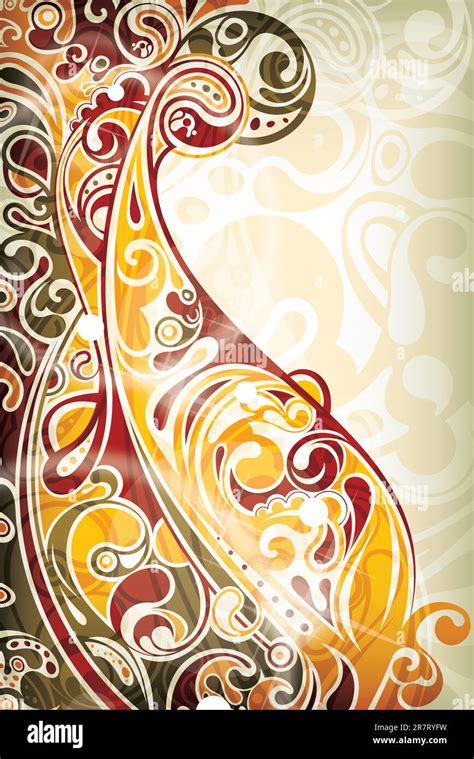 Illustration Of Abstract Curve Background Stock Vector Image Art Alamy