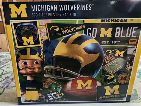 500 Pc You The Fan Michigan Wolverines Rjigsawpuzzles