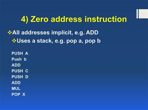Computer Architecture Instruction Formats Pptx