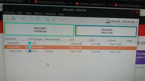 1804 Dual Boot Not Working Properly Ask Ubuntu