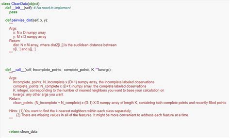 class cleandata object def init self no need